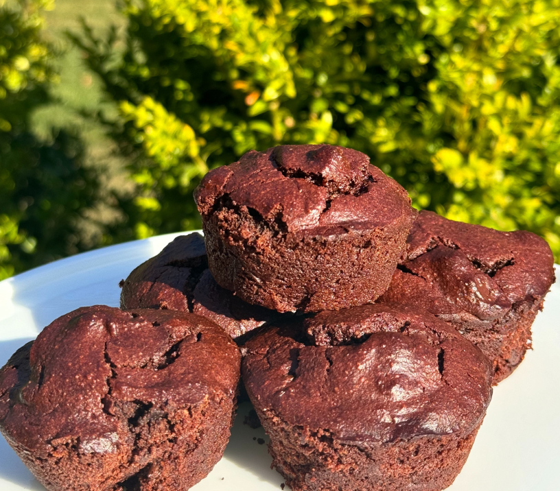 Beet Cacao Muffins – Fancy Peasant