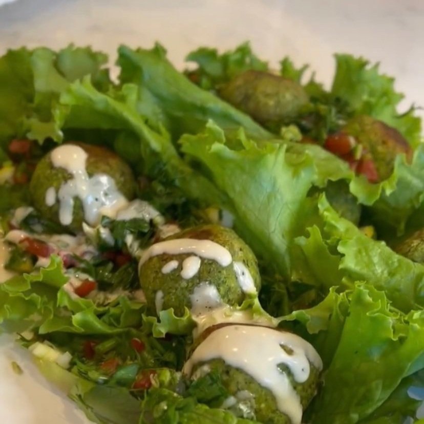 Greek Green Falafel – Fancy Peasant