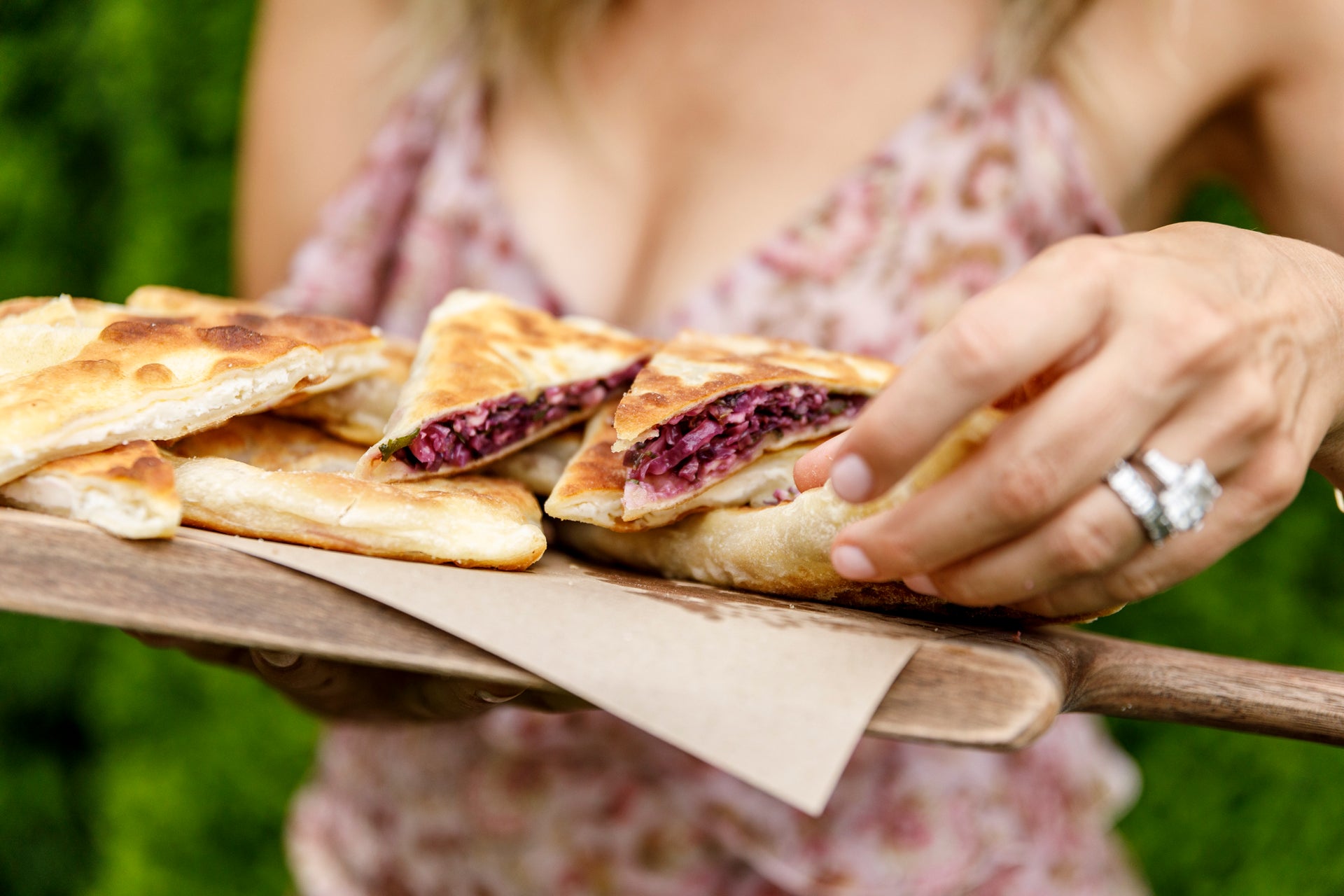Purple Cabbage Pita – Fancy Peasant
